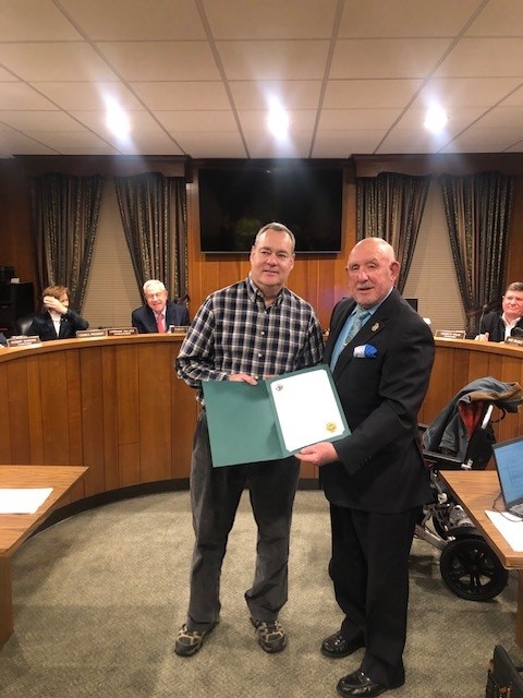 Proclamation Thanking John Lazzari for His Service 2023 | Midland Park NJ